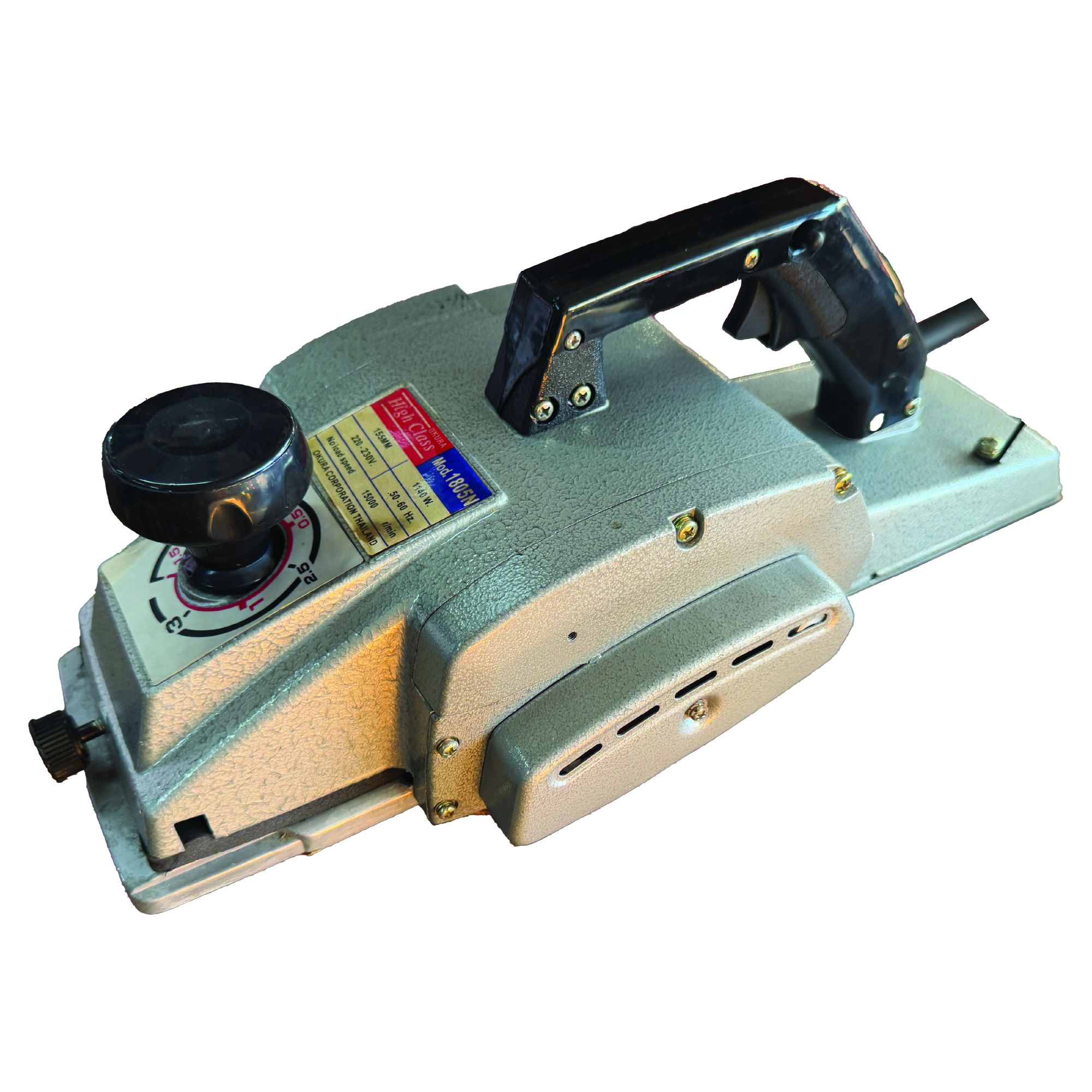 กบไฟฟ้า 6" เสื้ออลูมิเนียม - BJ Machine Tools