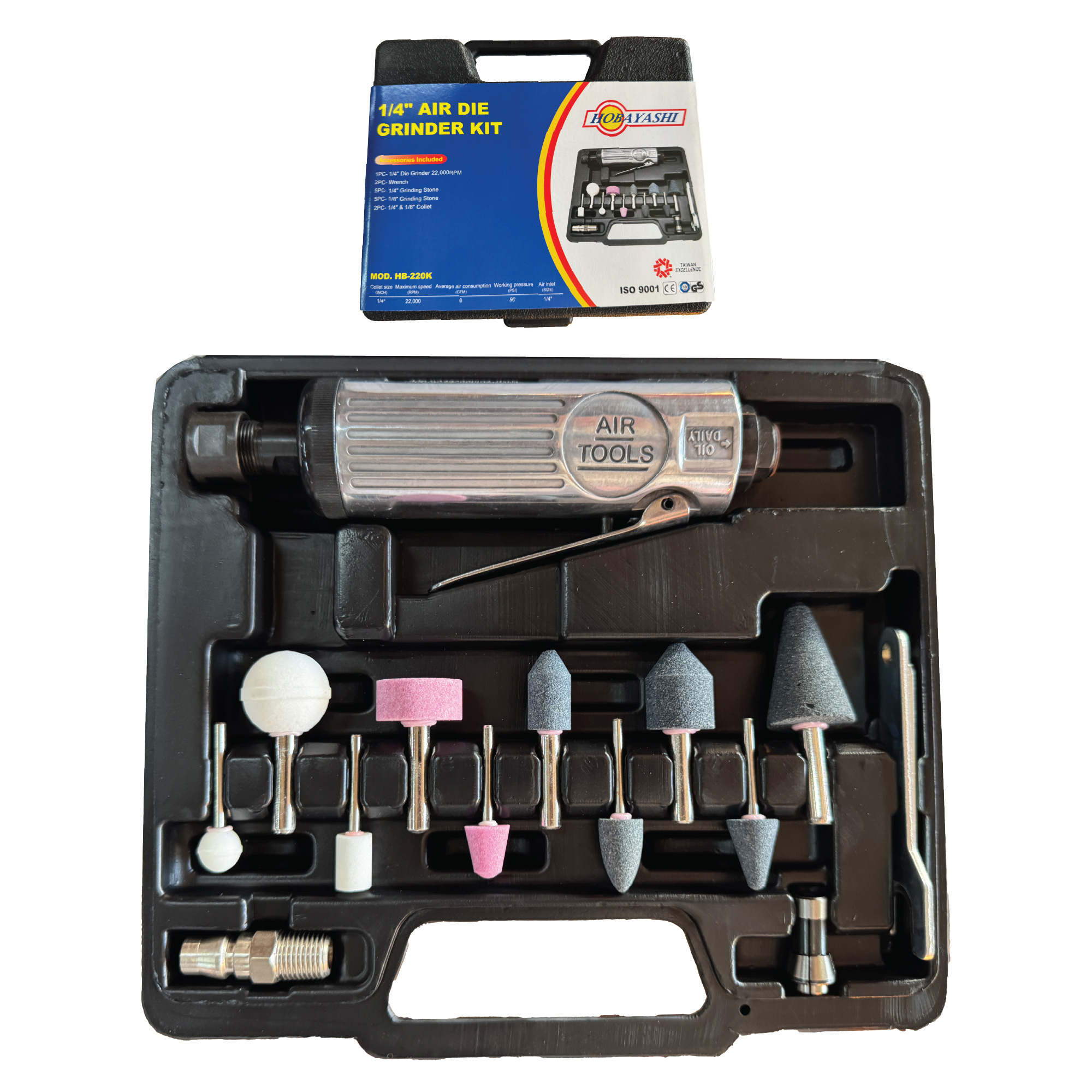 เครื่องเจียรนัยแม่พิมพ์ ใช้ลม TAIWAN - BJ Machine Tools