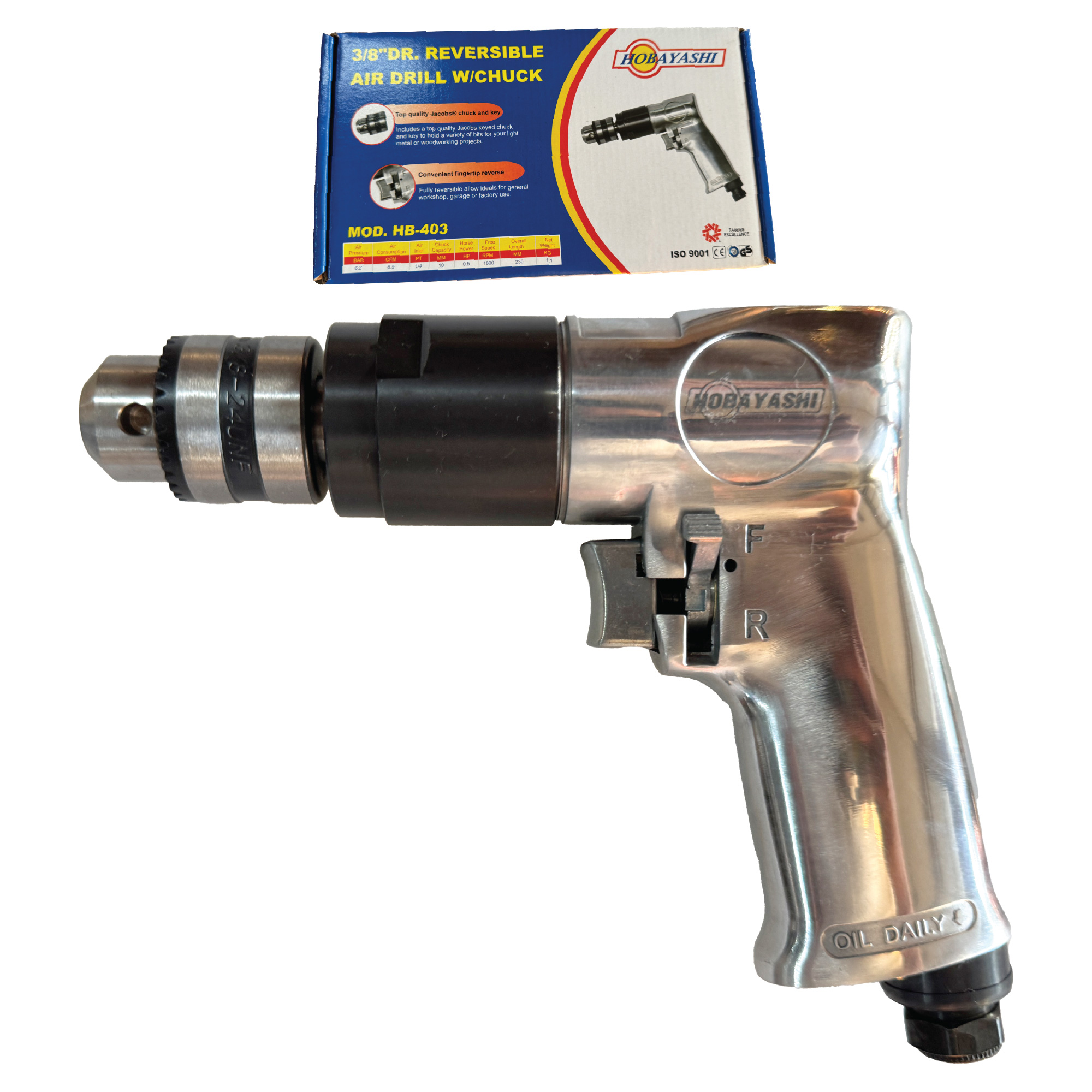 สว่านลม 3/8" TAIWAN - BJ Machine Tools