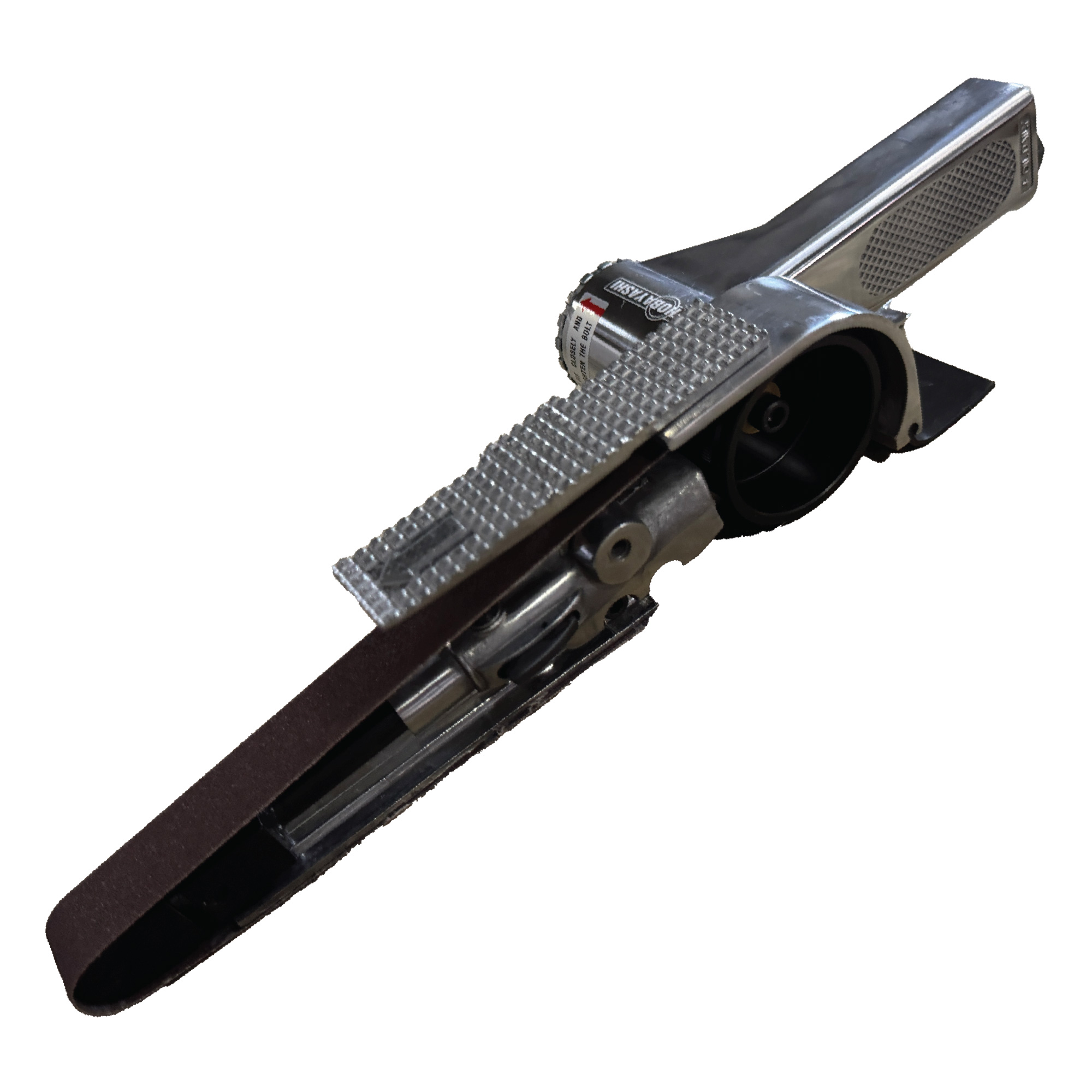 เครื่องขัดกระดาษทรายสายพาน ใช้ลม หน้า 20MM TAIWAN - BJ Machine Tools