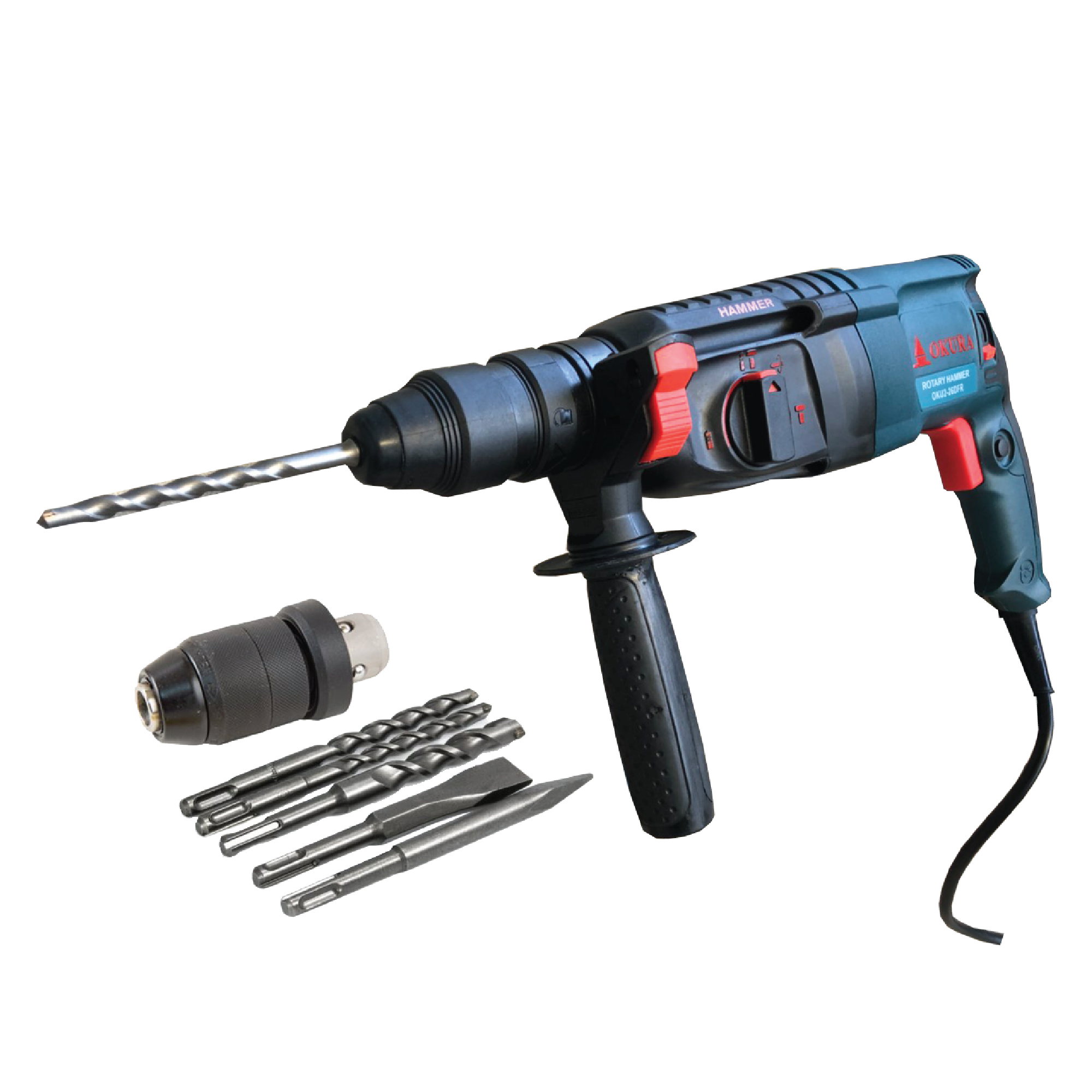 สว่านโรตารี่ใช้ไฟฟ้า 3 ระบบ - BJ Machine Tools