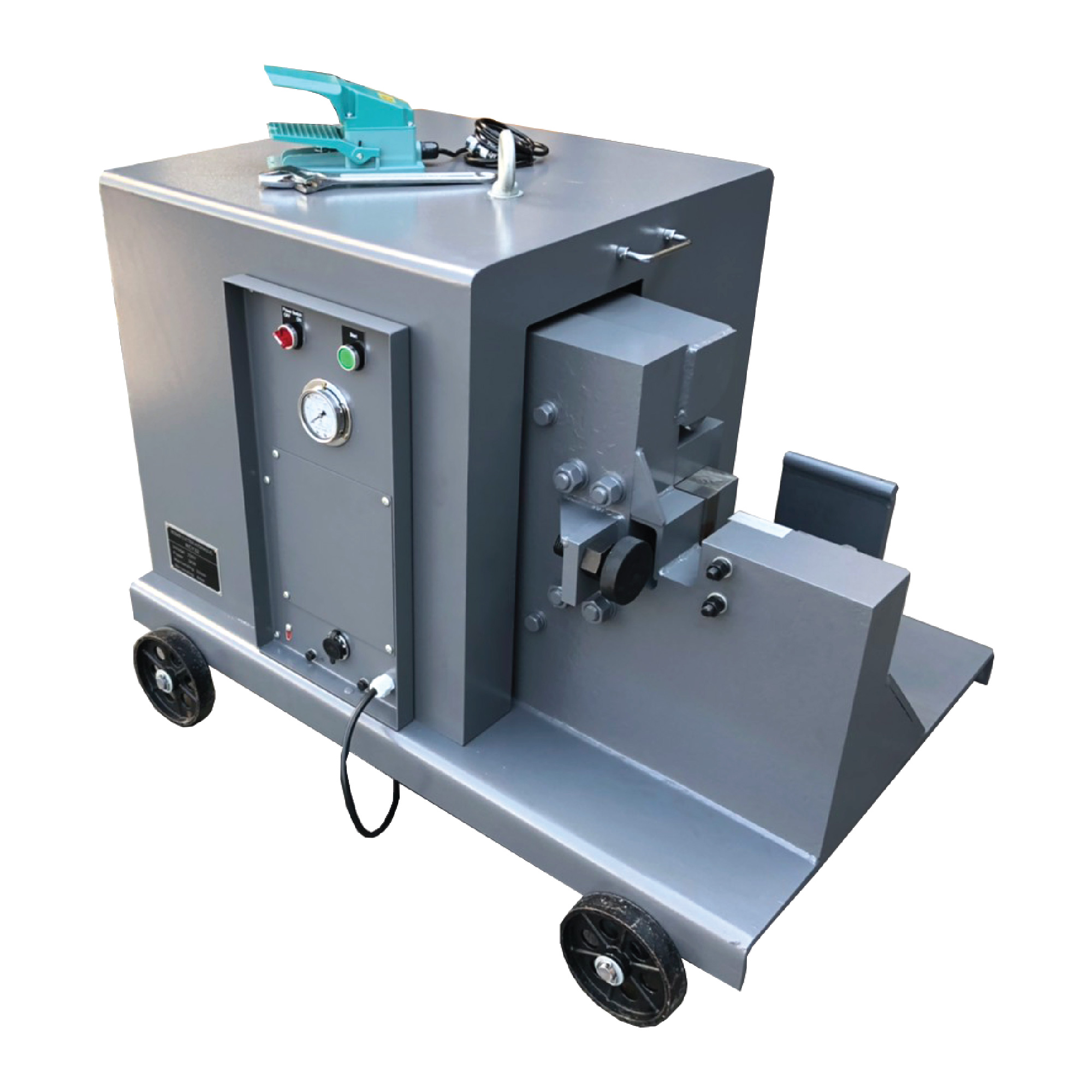 เครื่องดัดเหล็กไฟฟ้า ขาด ระบบไฮดรอลิก กลม 32 MM ข้ออ้อย 32MM - BJ Machine Tools