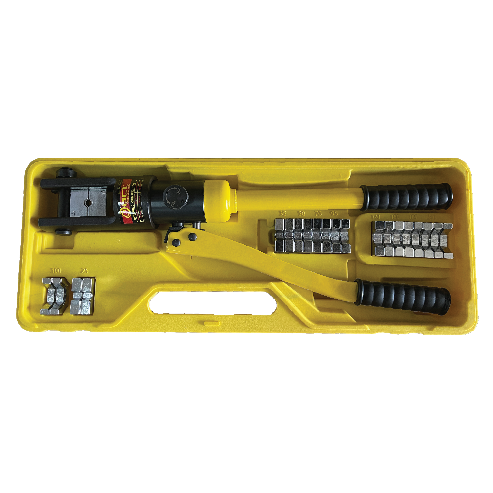 คีมหนีบสายไฮดรอลิก แบบหกเหลี่ยม (คีมย้ำหางปลา) 16-300 mm2 - BJ Machine ...