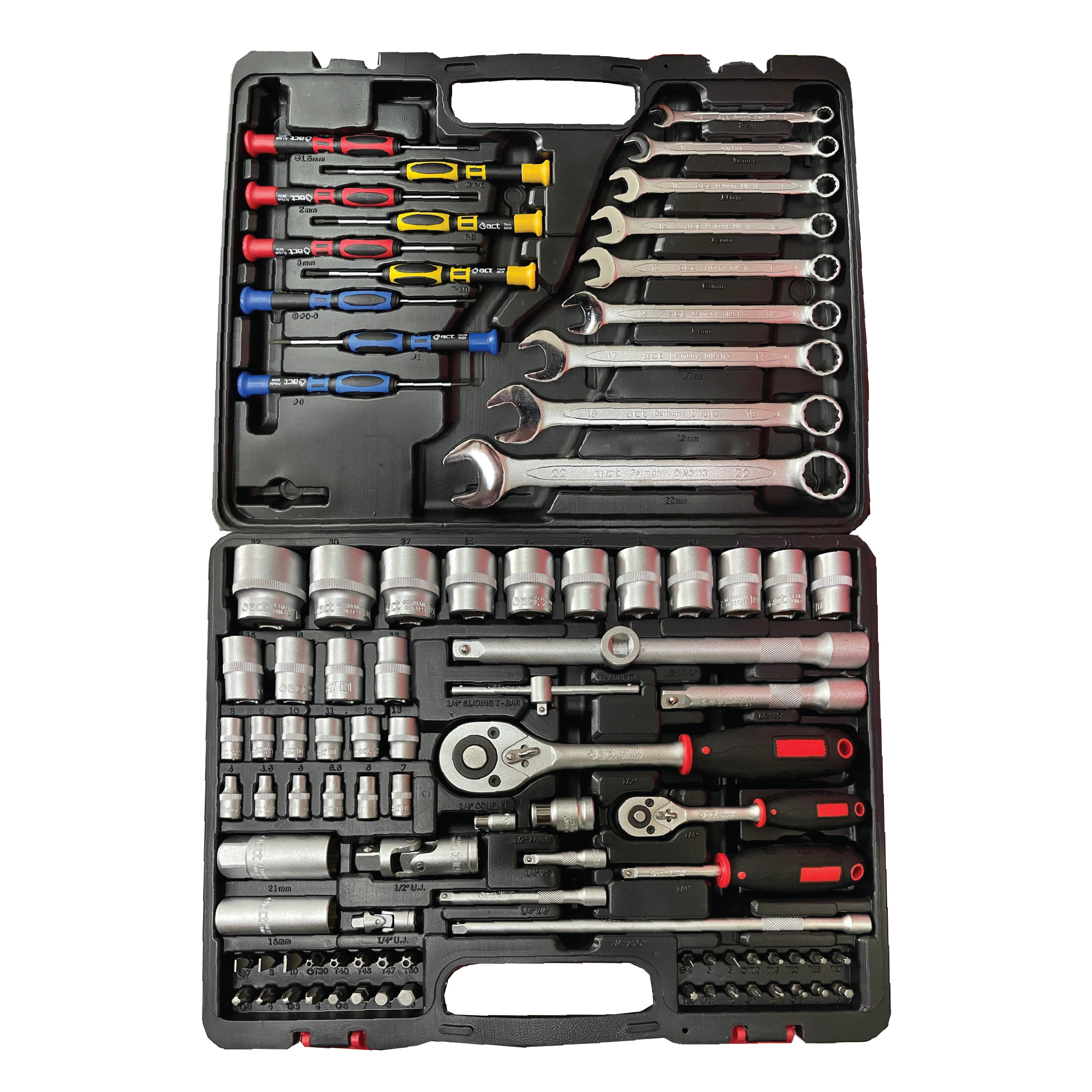 ชุดเครื่องมือ 94 ตัวชุด 1/4" - 1/2" - TAIWAN - BJ Machine Tools