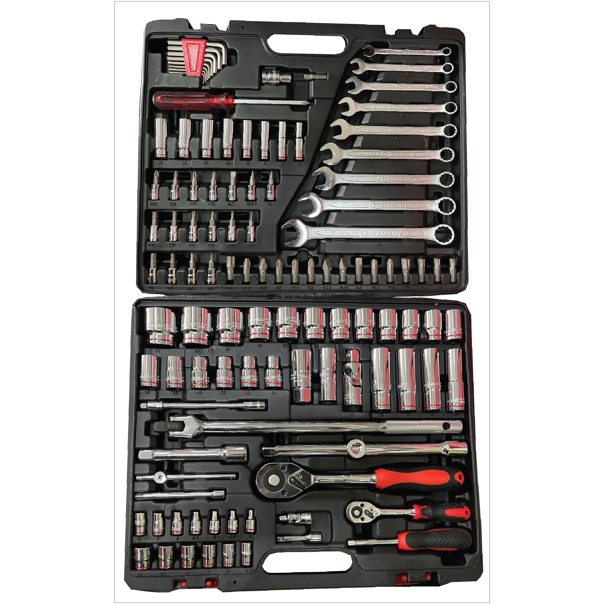 ชุดเครื่องมือ 111 ตัวชุด 1/4" - 1/2" - TAIWAN - BJ Machine Tools