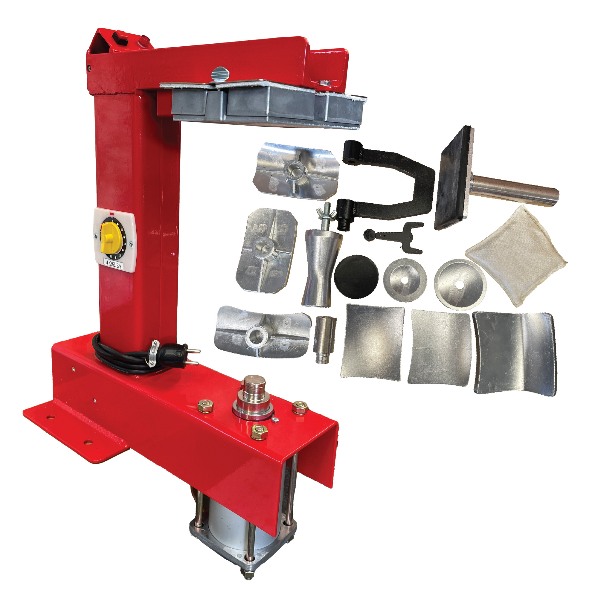 เตาปะยางอัตโนมัติ รุ่นตัวกลาง 1 ฮีตเตอร์ ผลิตในประเทศ - BJ Machine Tools