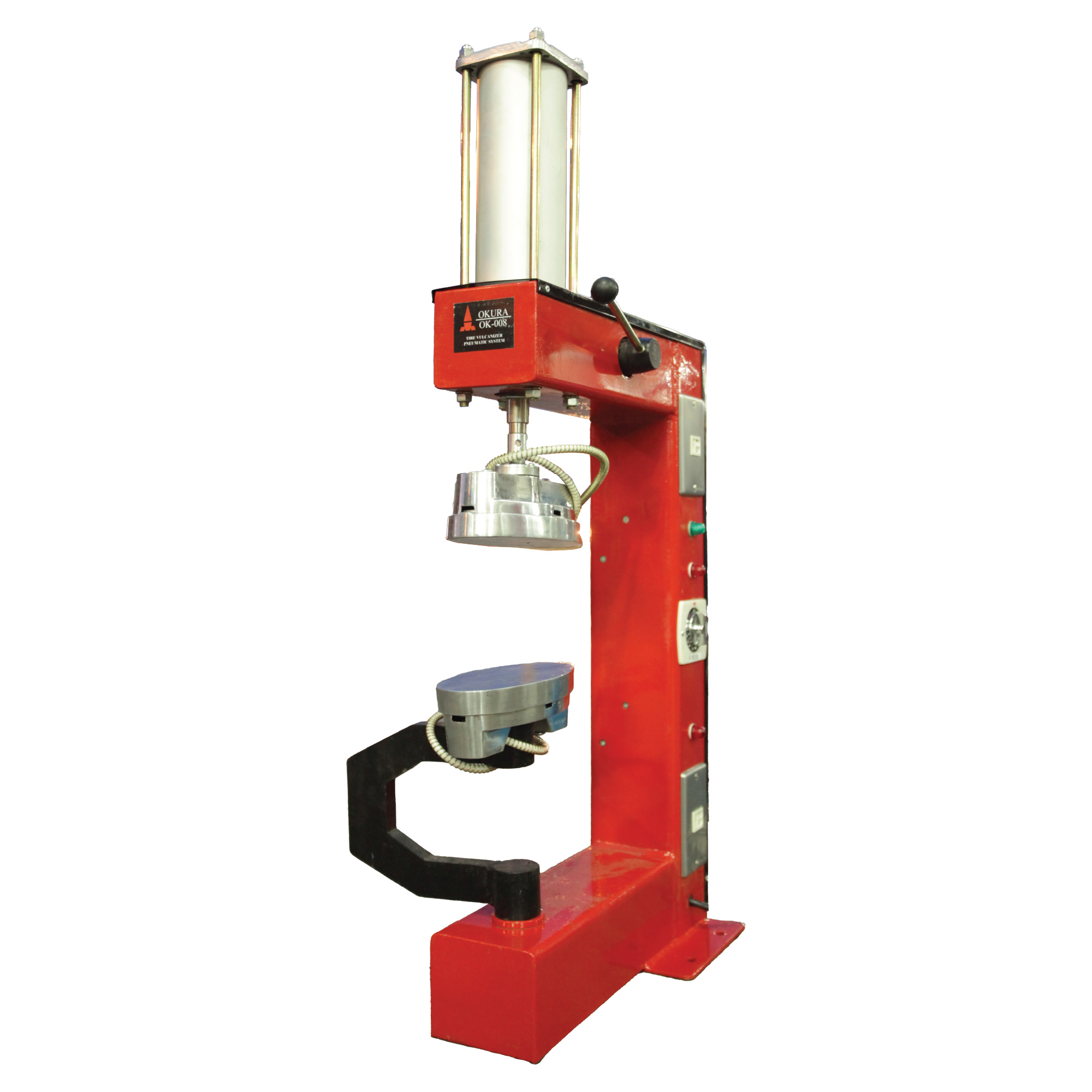 เตาปะยางอัตโนมัติ รุ่นตัวใหญ่ 2 ฮีตเตอร์ ผลิตในประเทศ - BJ Machine Tools