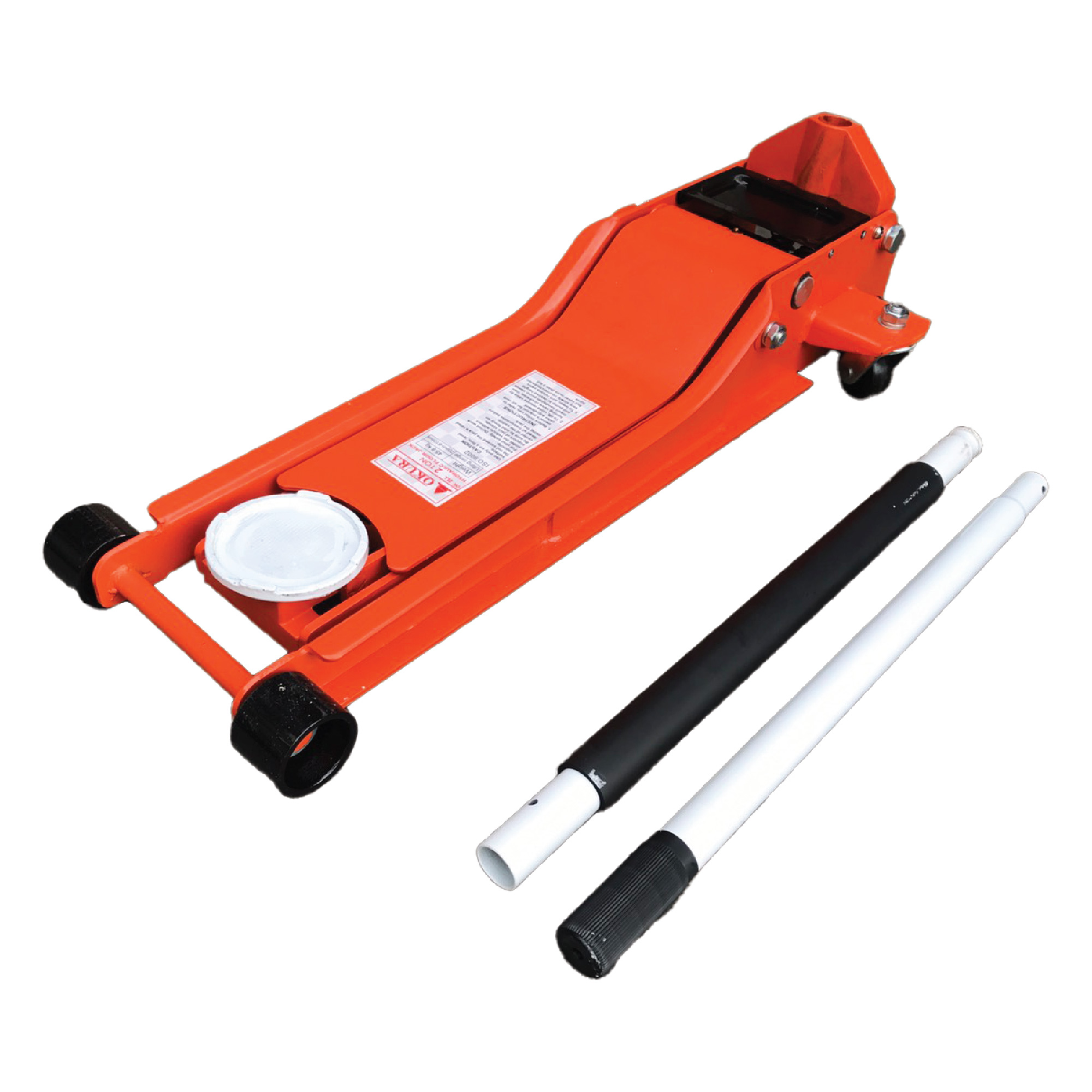 แม่แรงตะเข้ 2 TONS รุ่น โหลดเตี้ย 2 ลูกสูบ ยาวพิเศษ - BJ Machine Tools