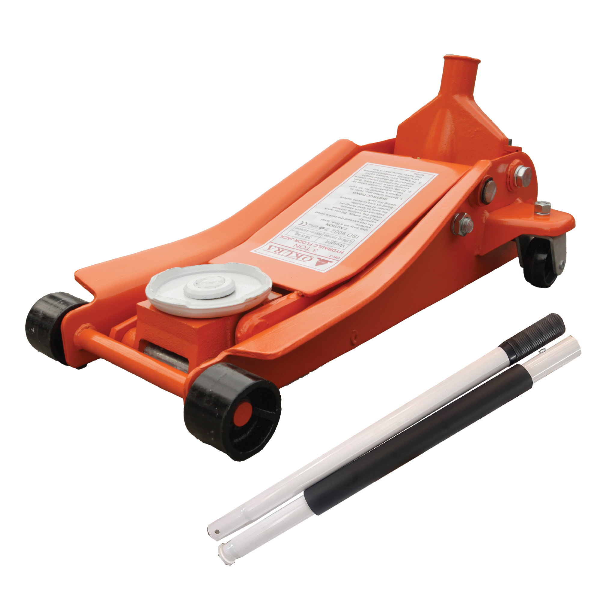 แม่แรงตะเข้ 3 TONS รุ่น โหลดเตี้ย เฟือง 1 ลูกสูบ - BJ Machine Tools