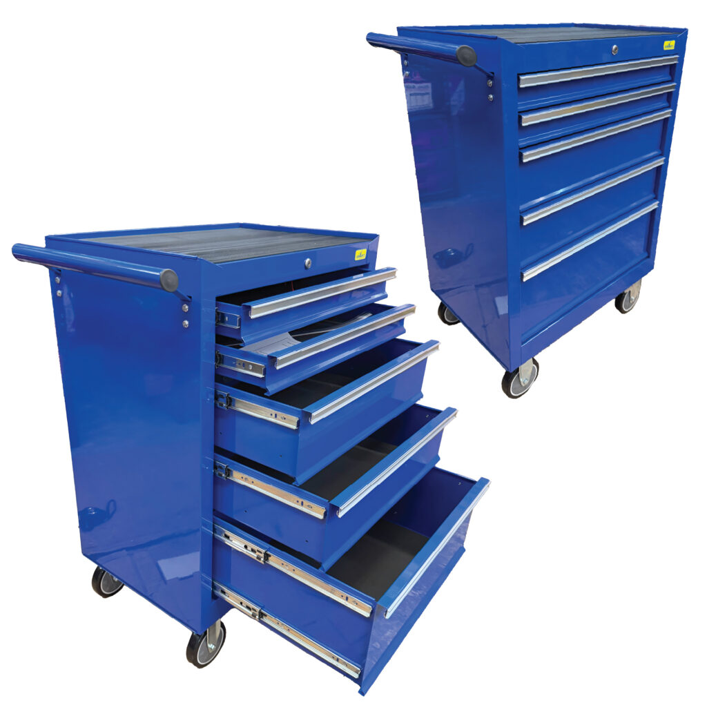 ตู้เครื่องมือ 5 ชั้น สีฟ้า - BJ Machine Tools