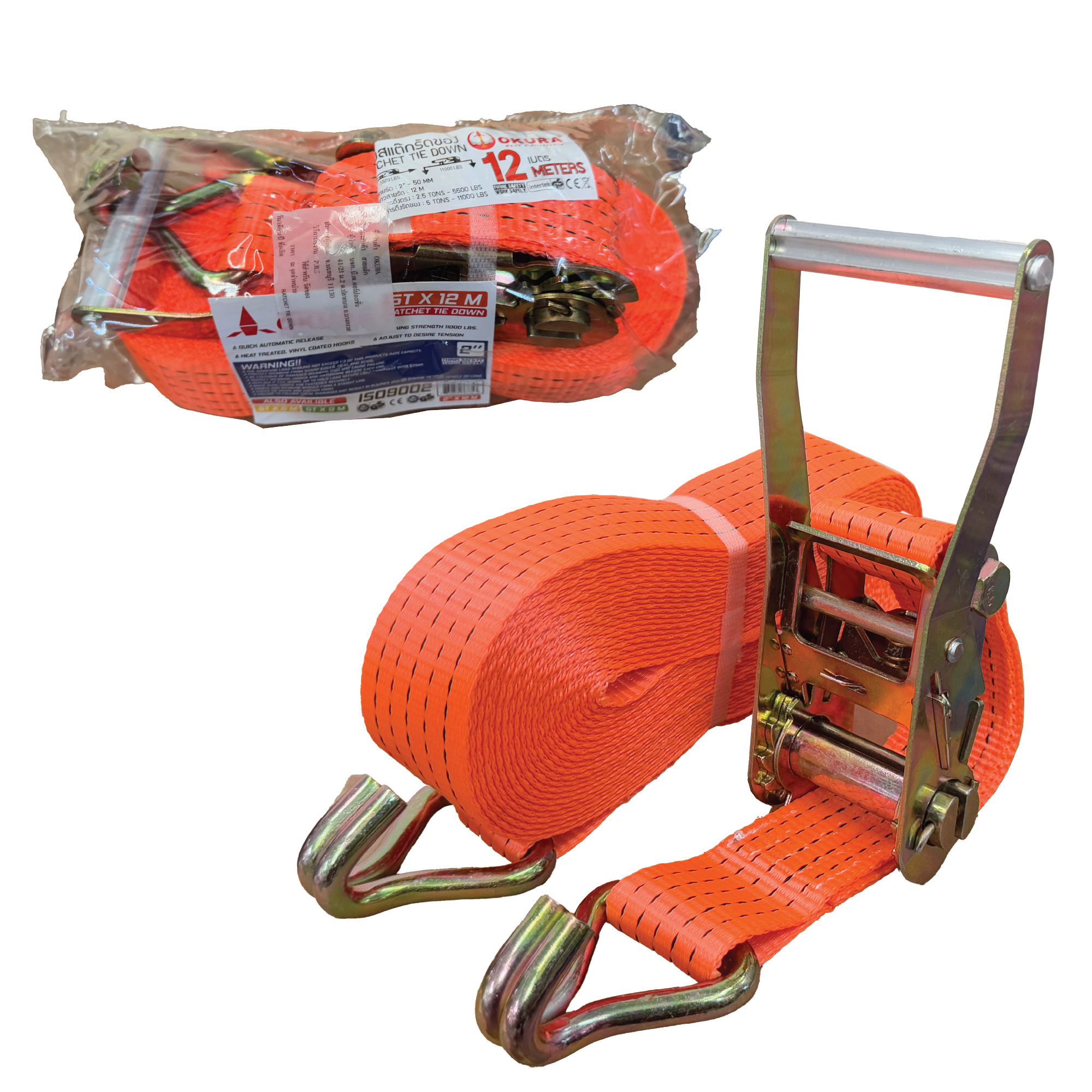 สแต๊กรัดของ - หน้ากว้าง 2" - 5 TONS แบบถุงฟิลม์ - BJ Machine Tools