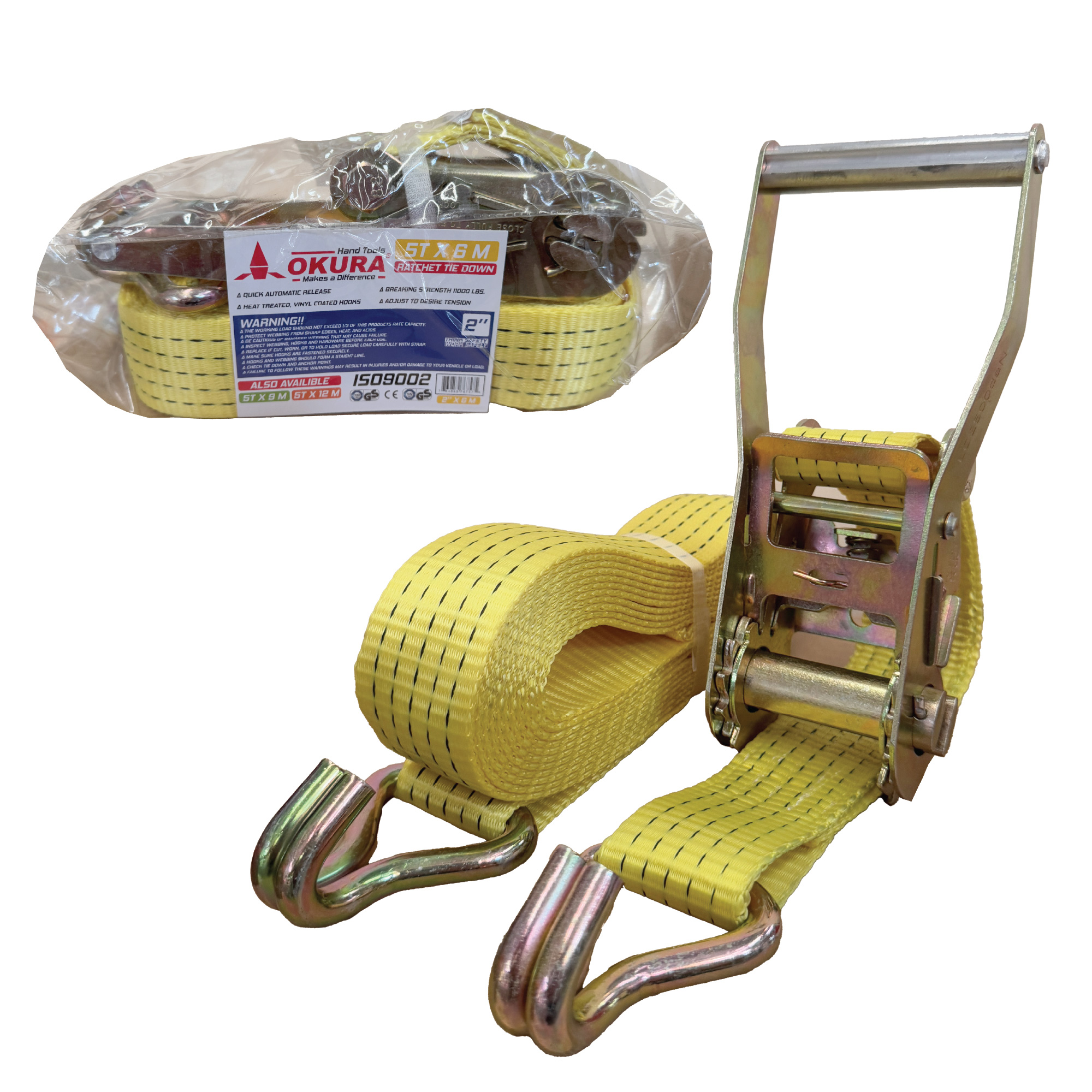 สแต๊กรัดของ - หน้ากว้าง 2" - 5 TONS แบบถุงฟิลม์ - BJ Machine Tools