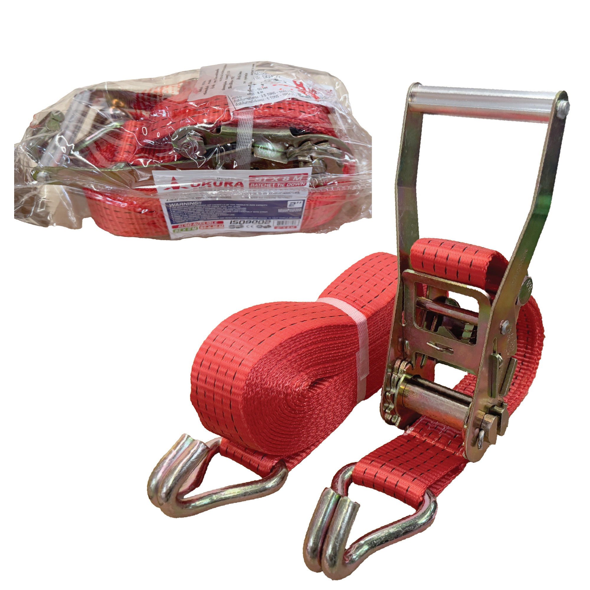 สแต๊กรัดของ - หน้ากว้าง 2" - 5 TONS แบบถุงฟิลม์ - BJ Machine Tools