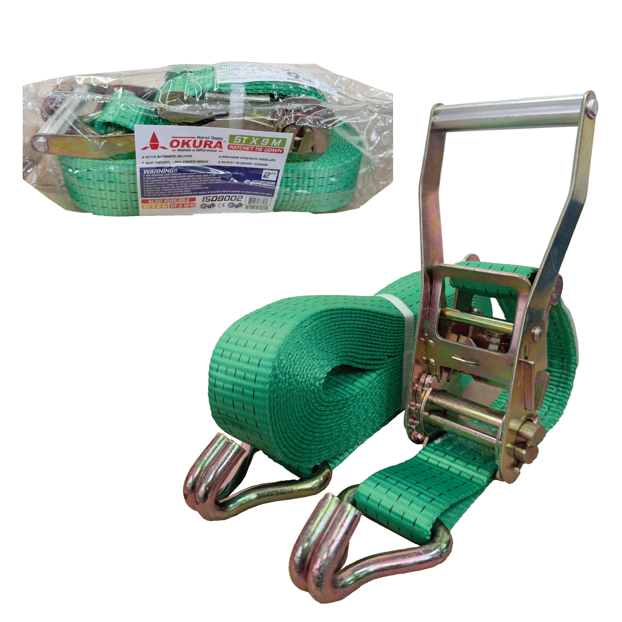 สแต๊กรัดของ - หน้ากว้าง 2" - 5 TONS แบบถุงฟิลม์ - BJ Machine Tools