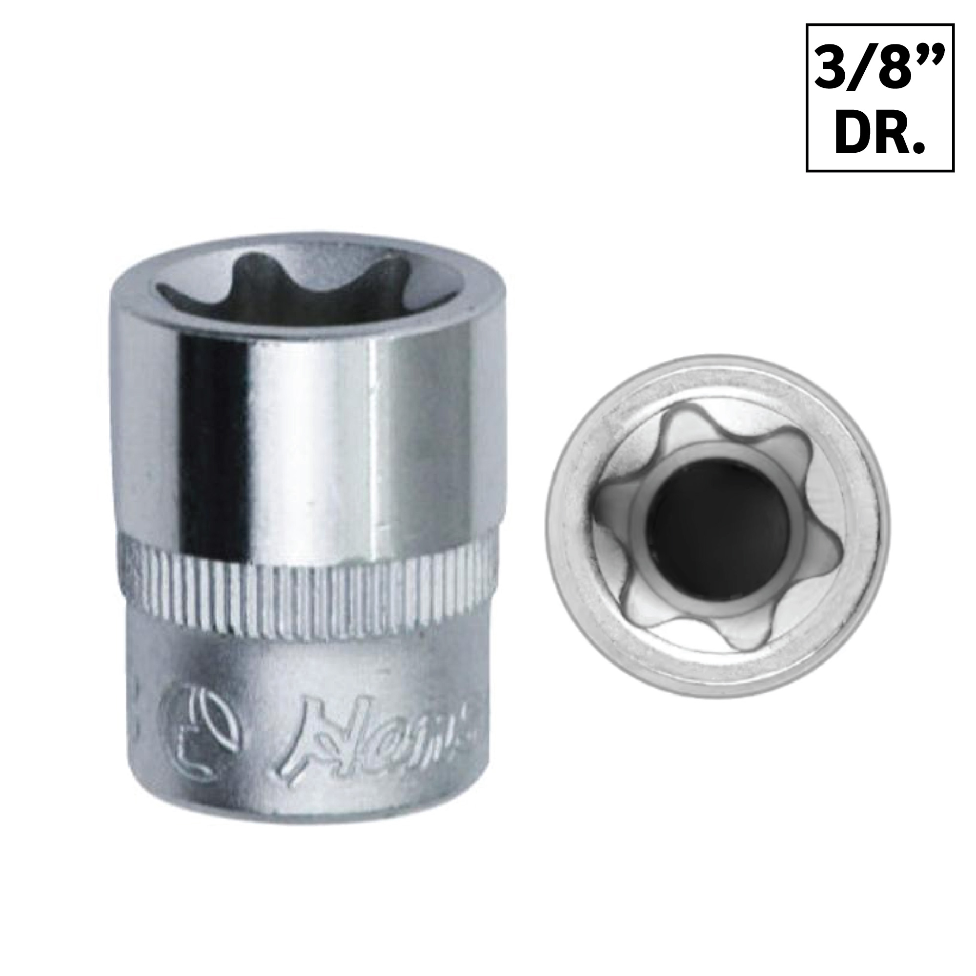 ลูกบ๊อกซ์ดาว 3/8" สั่น E-STAR - BJ Machine Tools