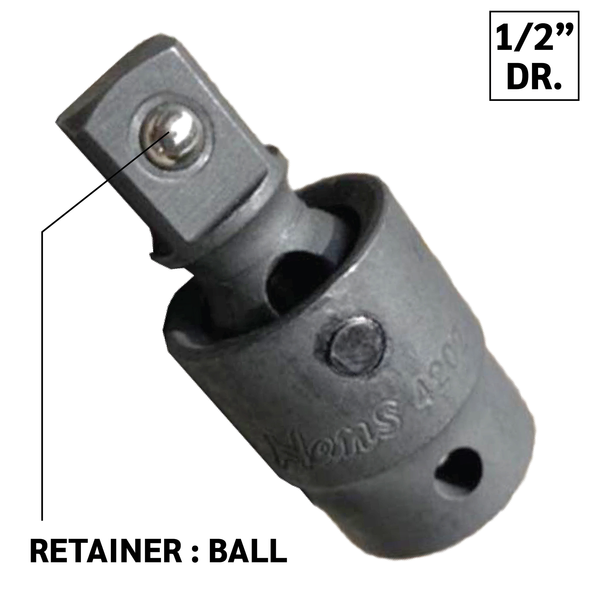 ข้ออ่อนดำ มีบอล 1/2"-3/4" - BJ Machine Tools