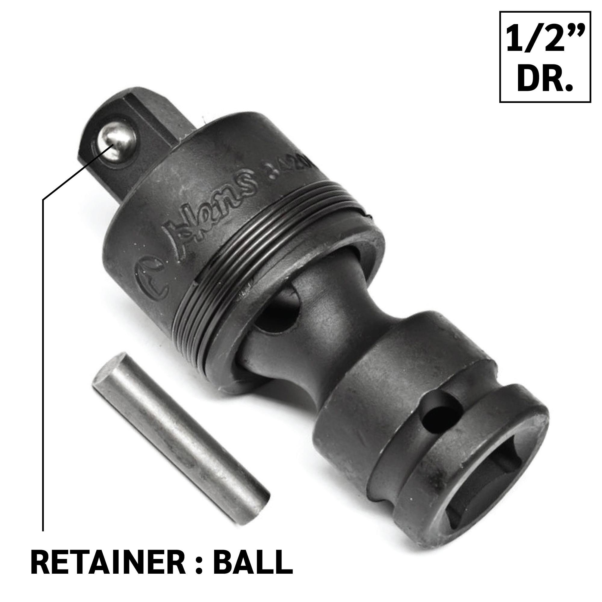 ข้ออ่อนลม มีบอล 1/2" - BJ Machine Tools