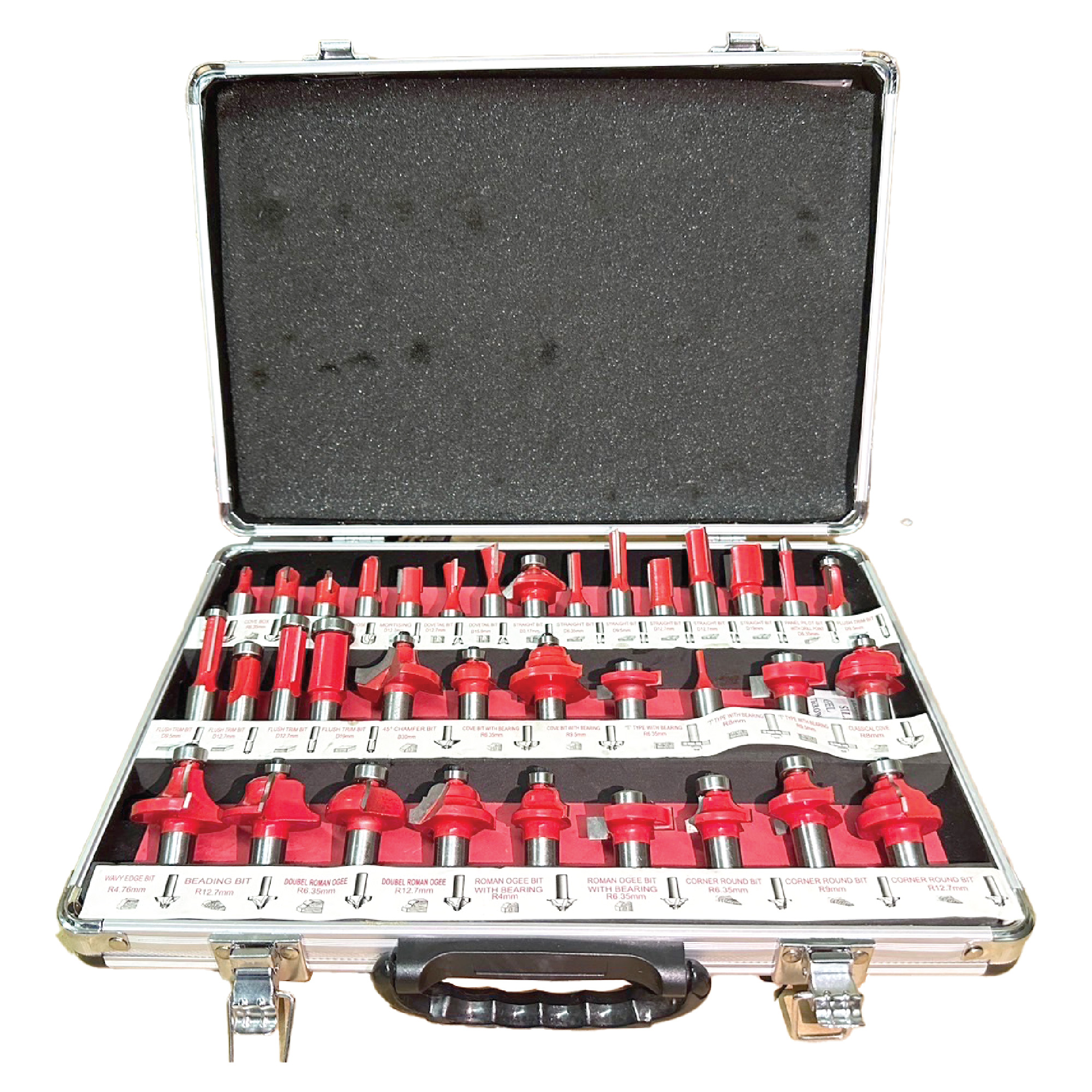 ดอกเร้าเตอร์ 35 ตัวชุด SET B แกน 1/2" - BJ Machine Tools